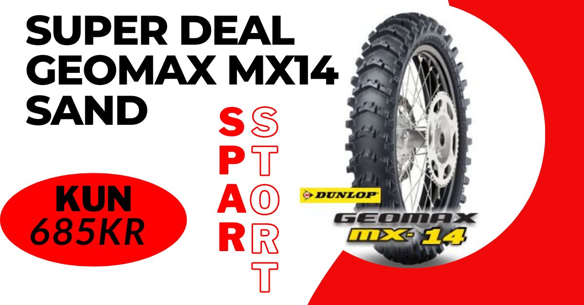 DUNLOP GEOMAX MX 14 SAND 100/90-19" | Køb Her