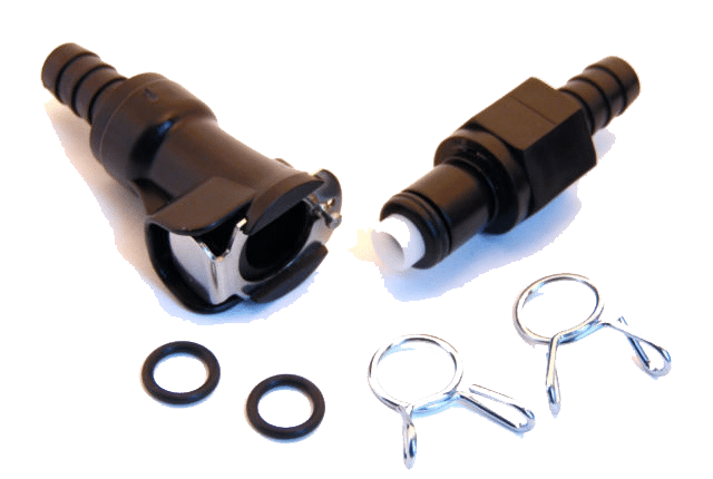 Benzin lynkobling / Quick connect fuel hose 8mm. | Køb Her