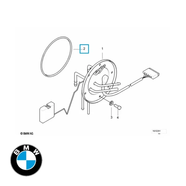 BMW O-ring Benzin Original Reservedel - Viborg MC Værksted