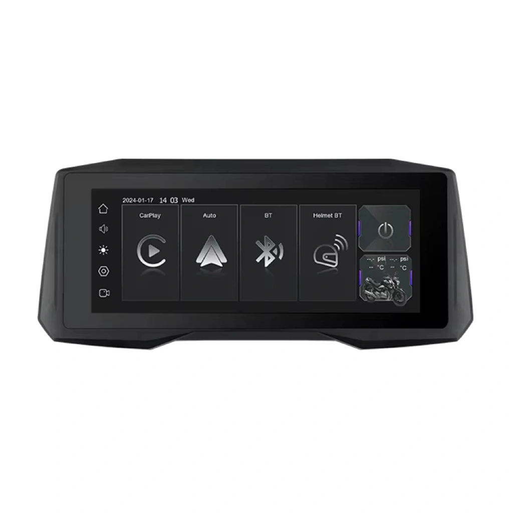 X-RIDE 6.8 Apple CarPlay / Android Auto Bluetooth Touch Skærm | Køb Her