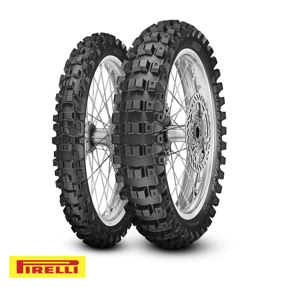 PIRELLI 90/100-21" Scorpion MX32 Mid Hard Front | Køb Her